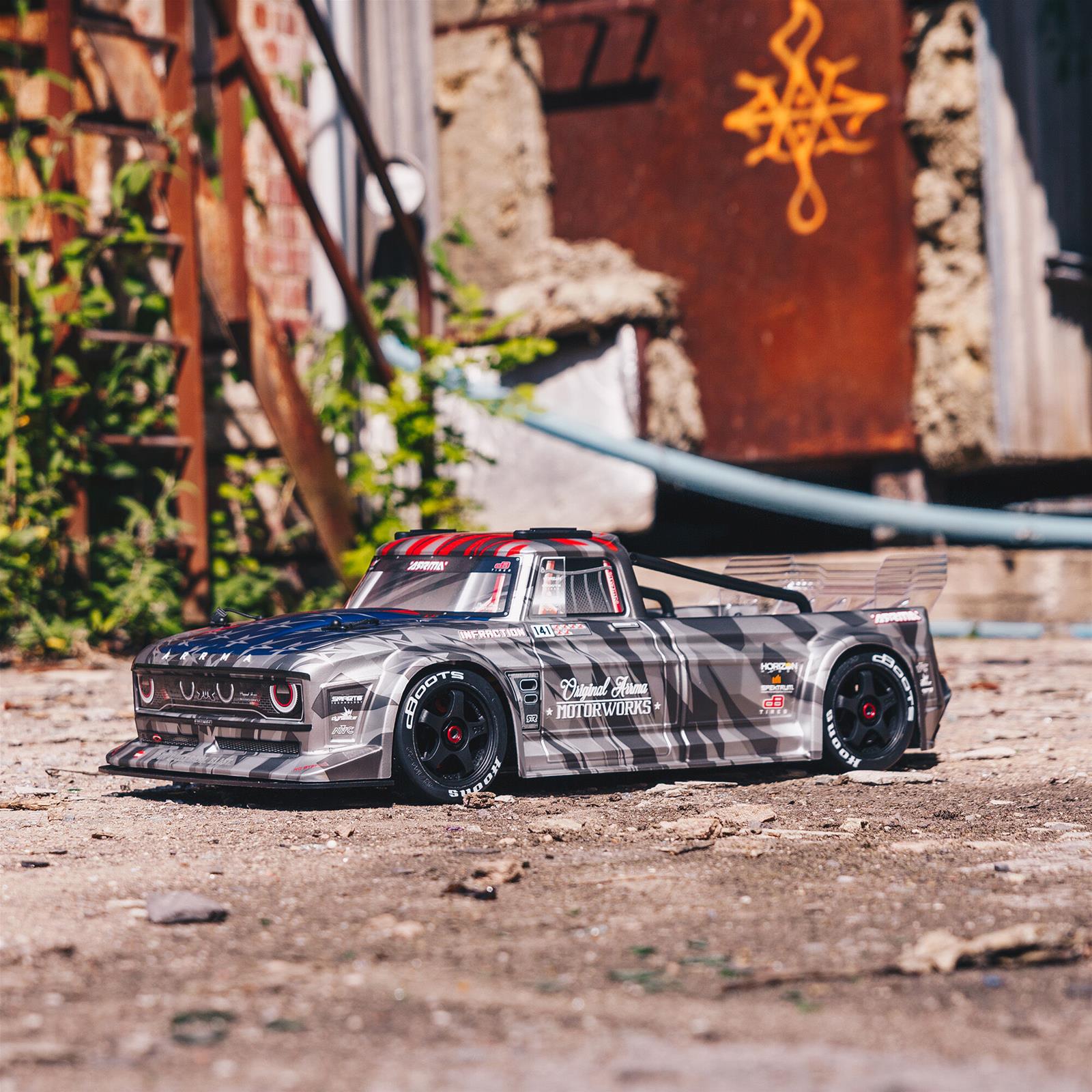 ARRMA ARA7615V2T2 Arrma Infraction 1:7 Scale 6S BLX V2 All-Road RTR RC Trucks | Summit Racing