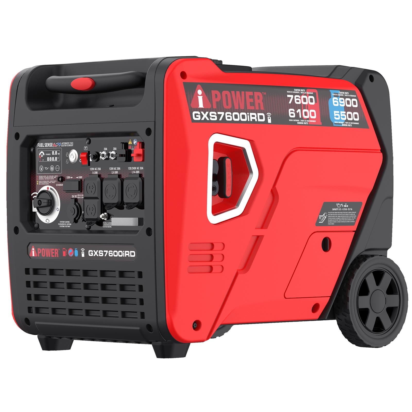 A-iPower GXS7600IRD A-iPower Inverter Generators | Summit Racing