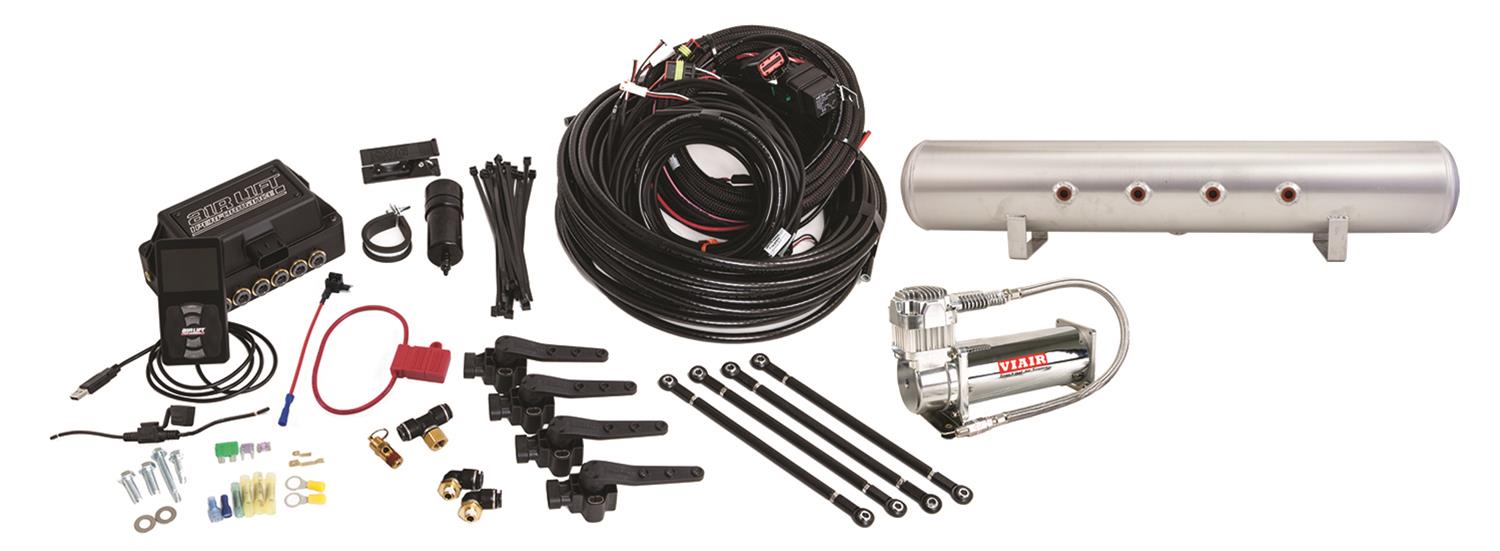 Air Lift Performance 27698 Air Lift Compressor and Air Tank Kits ...