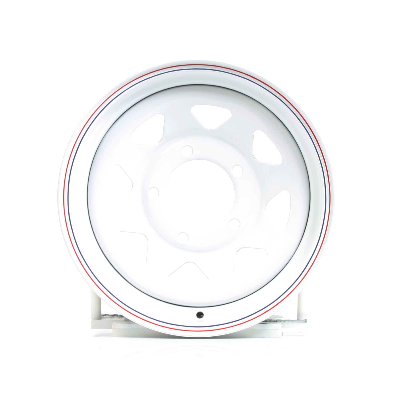 Allied 80 Series 8-Spoke White Wheels | Summit Racing