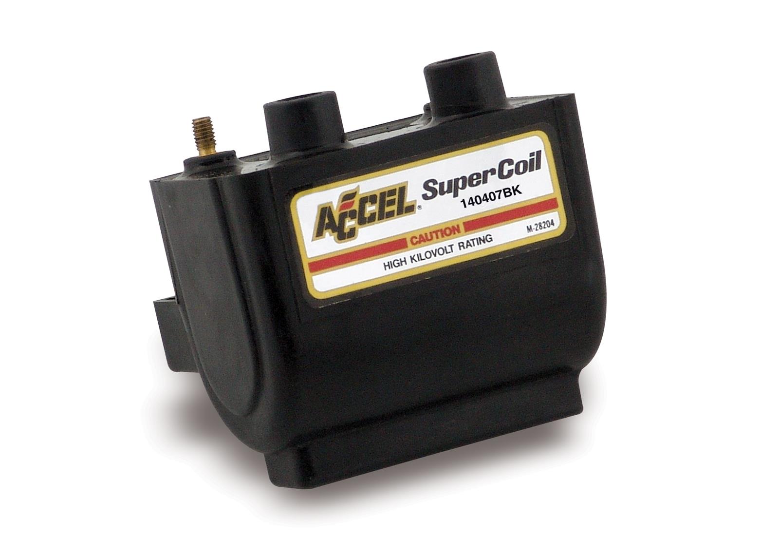 Accel Motorcycle 140407BK ACCEL Motorcycle Dual-Fire Super Coils ...