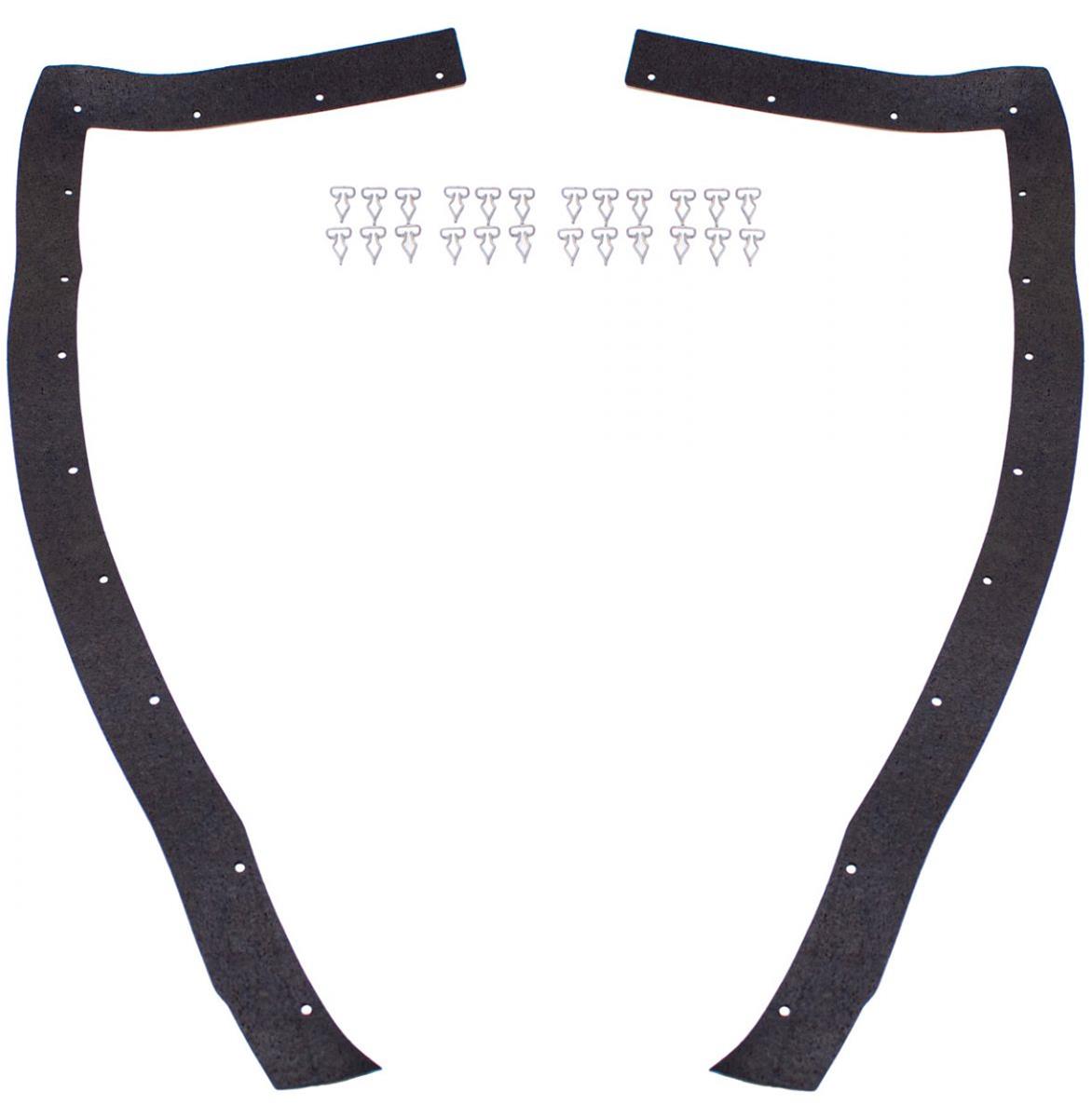 Auto Metal Direct F-FSF6 Auto Metal Direct Fender Splash Shield Seals ...