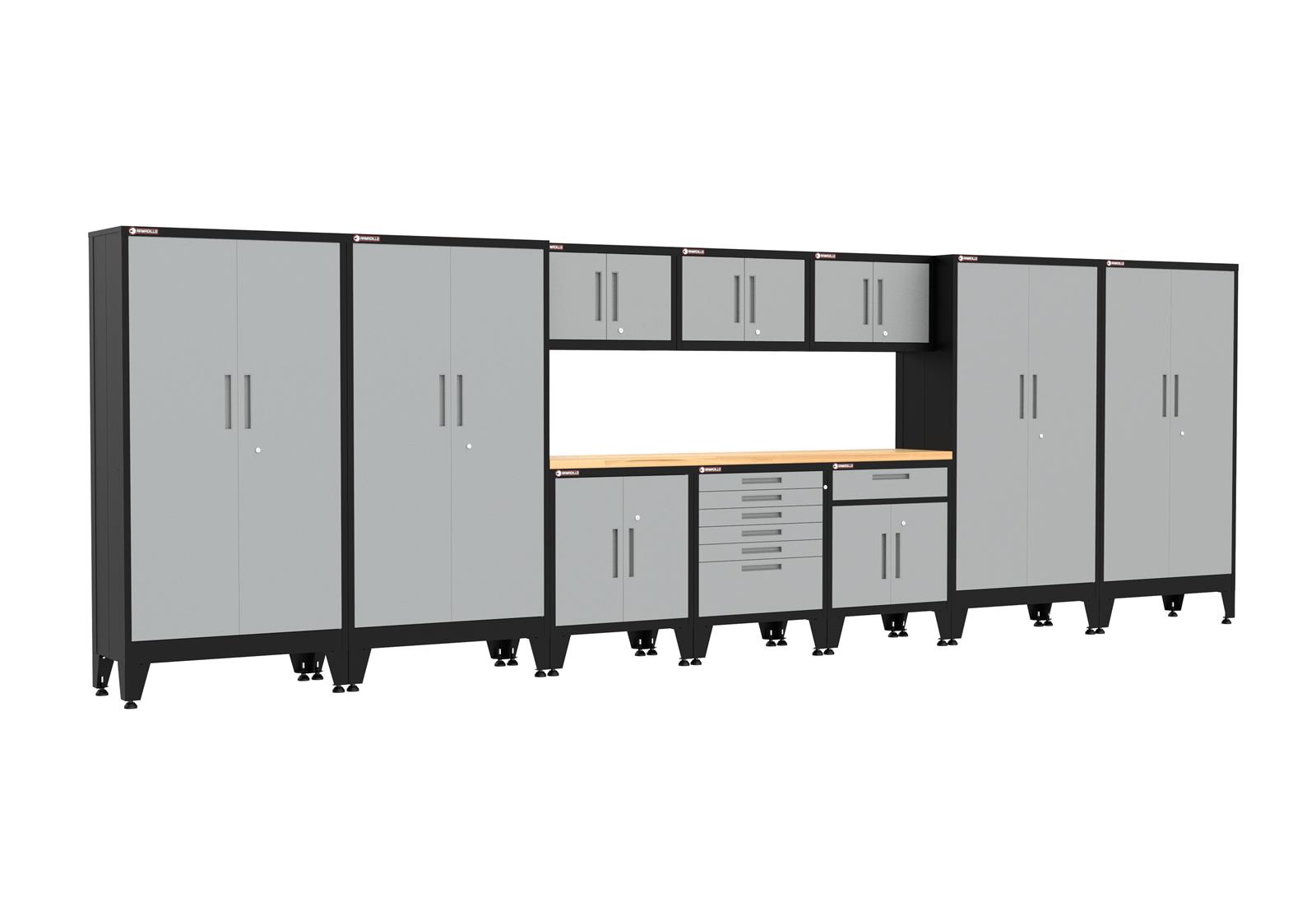 Armadillo Tough AR11PC57G Armadillo Tough 11-Piece Storage Cabinets ...