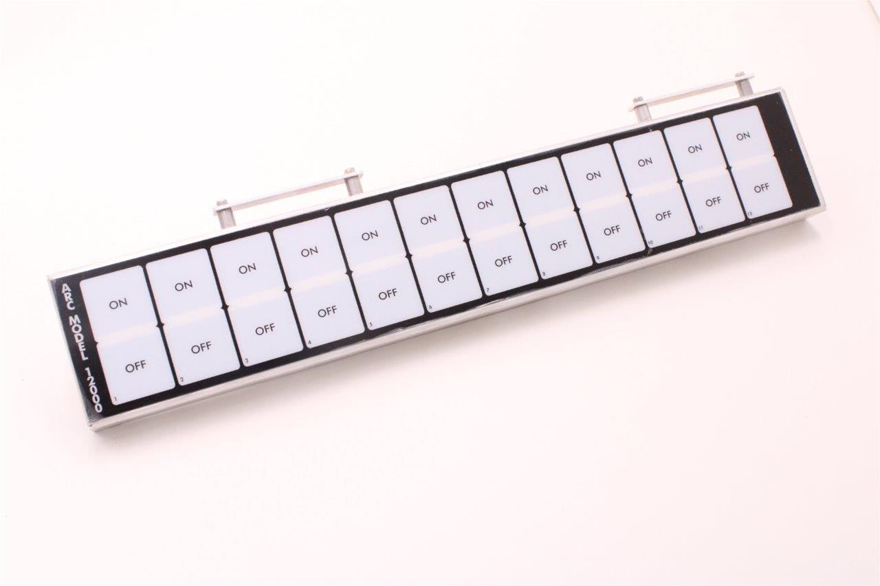 ARC-Auto Rod Controls 12000R ARC Flat Touch Switch Panels | Summit Racing