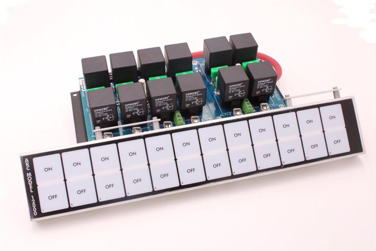 ARC-Auto Rod Controls 12000R ARC Flat Touch Switch Panels | Summit Racing