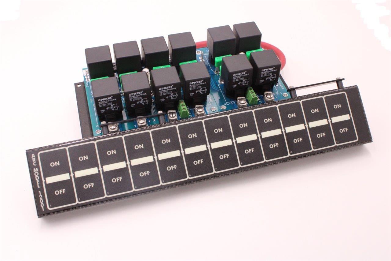 ARC-Auto Rod Controls 12004R ARC Flat Touch Switch Panels | Summit Racing
