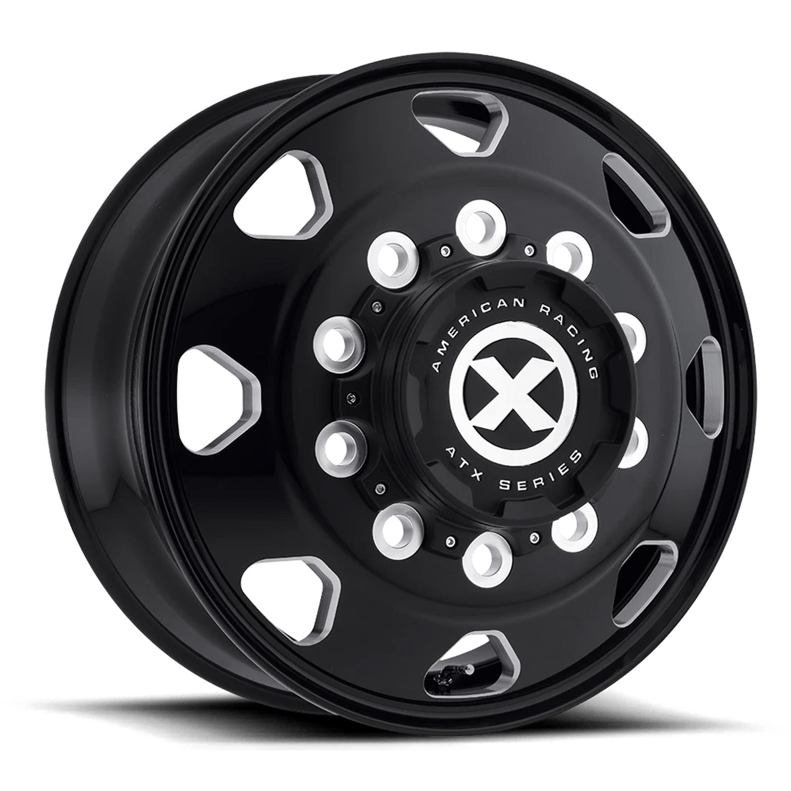 ATX Wheels AO40117586302 ATX Wheels AO401 Octane Gloss Black Milled ...