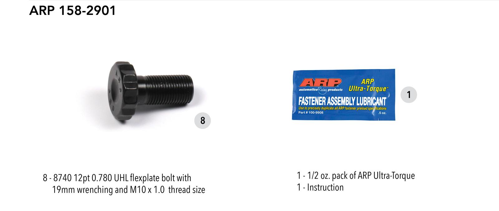 ARP 158-2901 ARP Pro Series Flexplate Bolt Kits | Summit Racing