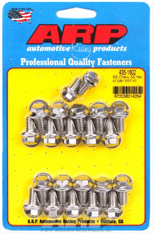 Performance Oil Pan Hardware ARP Oil Pan Bolt Kit With Rubber Gasket ...