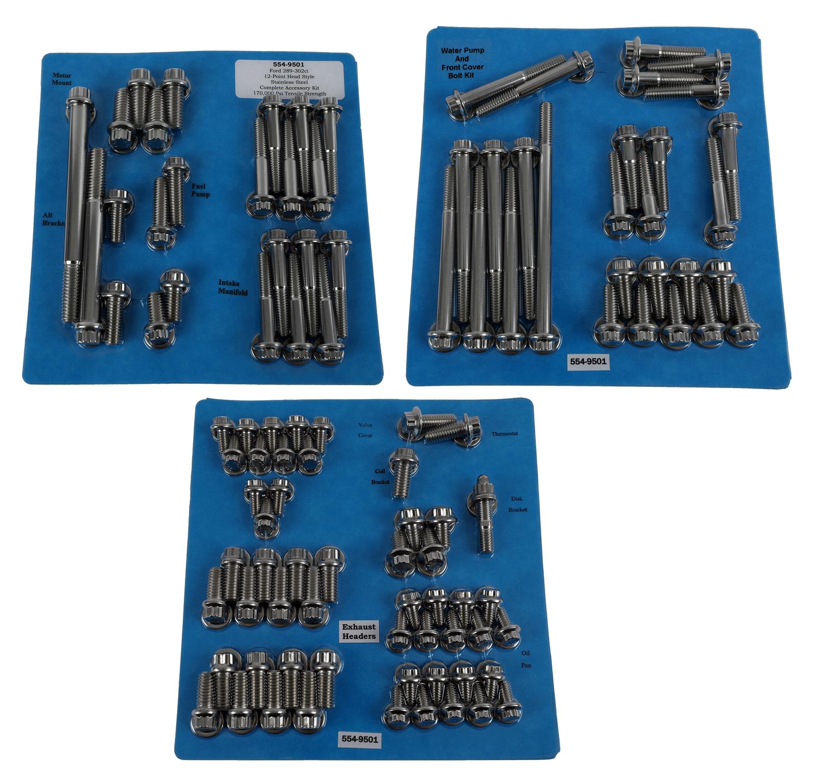 Summit Racing SUM-CSUMEPARP003 Engine Power High Tech Ford 302 Engine ...