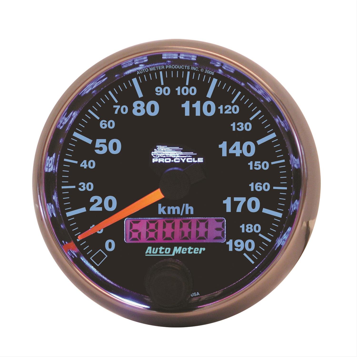 AutoMeter 19340 AutoMeter Pro-Cycle Analog Gauges | Summit Racing