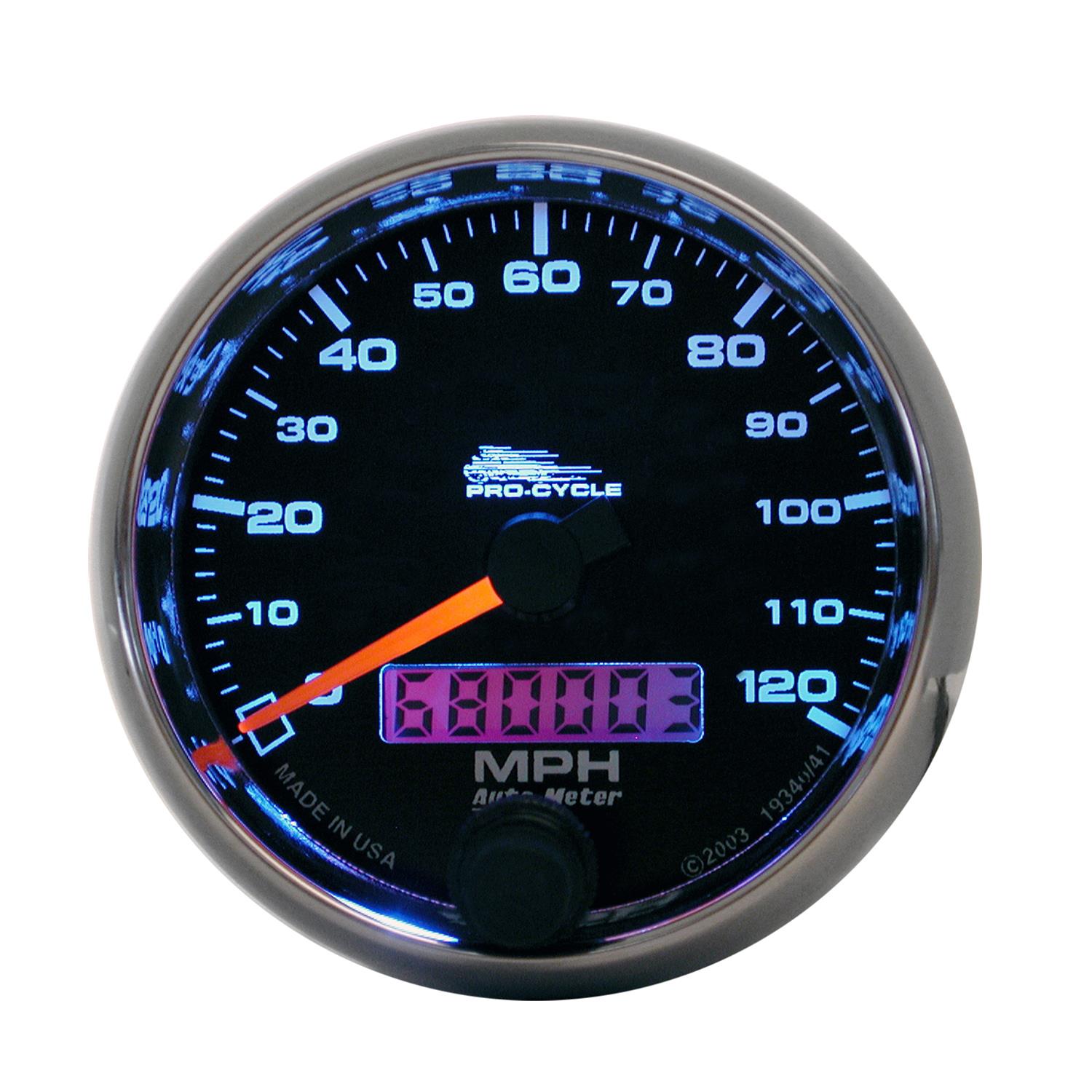 AutoMeter 19340 AutoMeter Pro-Cycle Analog Gauges | Summit Racing