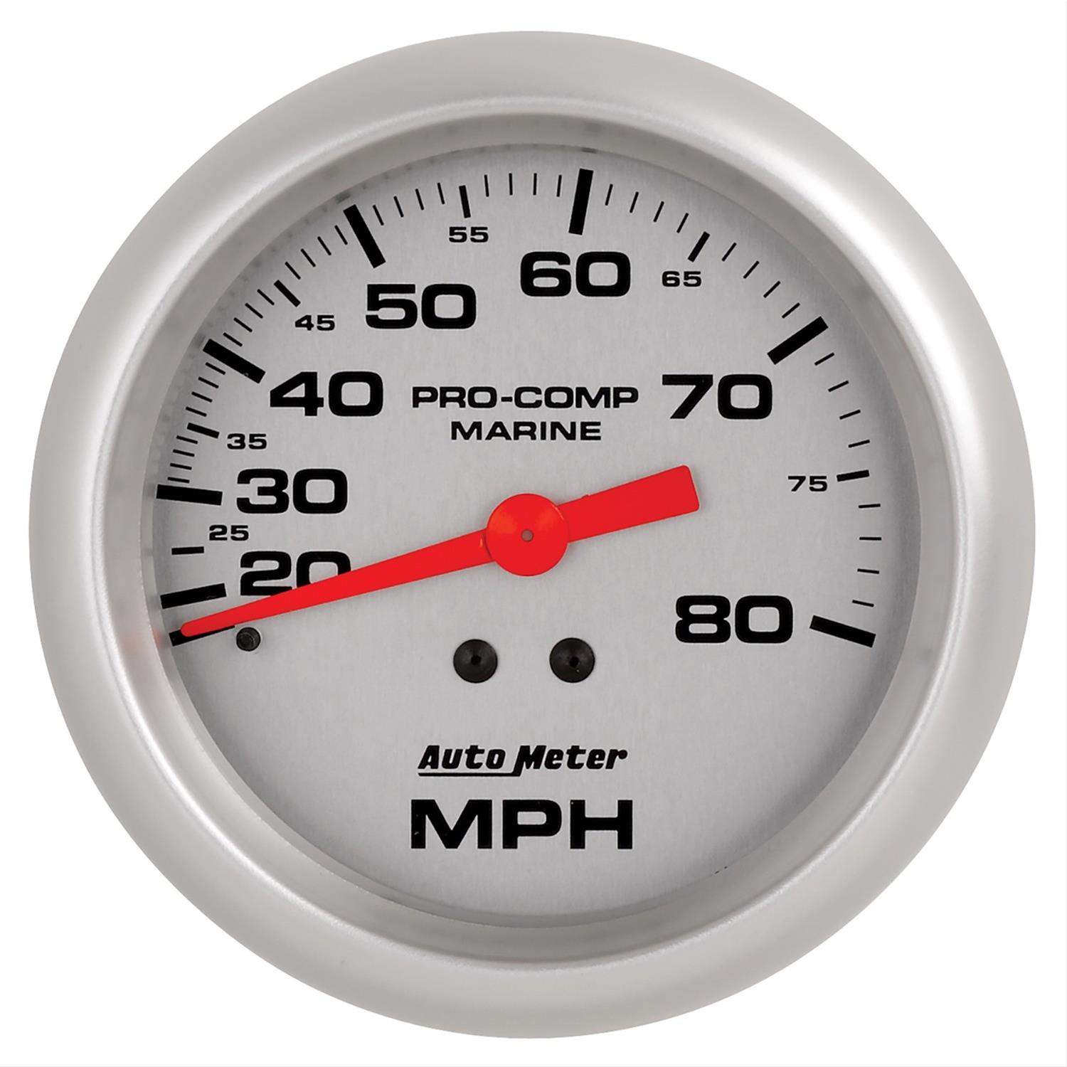 Auto Meter Marine 200753-33 AutoMeter Pro-Comp Mechanical Speedometers ...