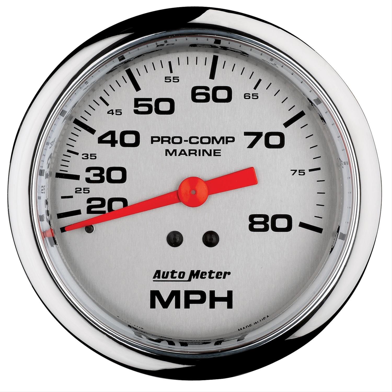 Auto Meter Marine 200753-35 AutoMeter Pro-Comp Mechanical Speedometers ...