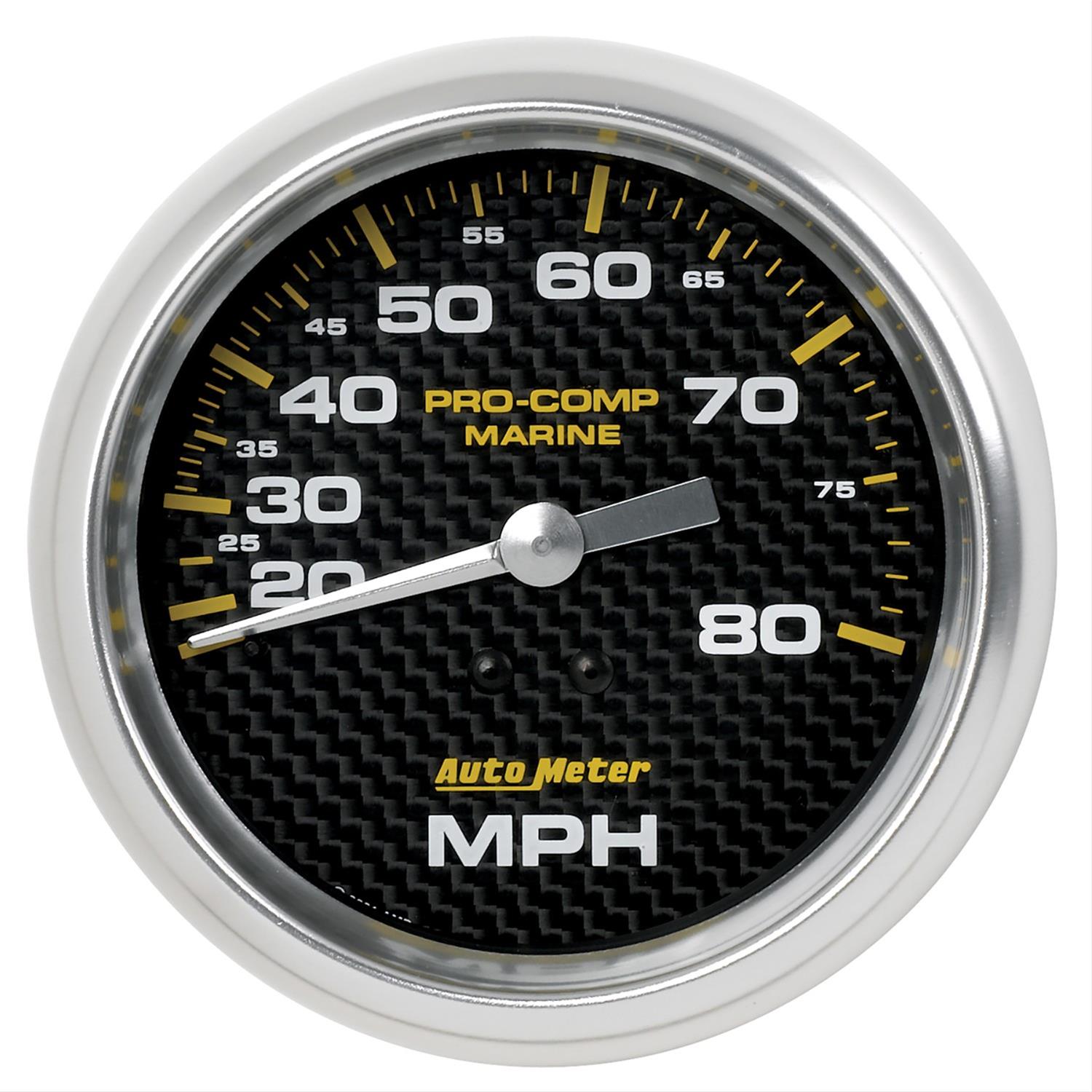 Auto Meter Marine 200753-40 AutoMeter Pro-Comp Mechanical Speedometers ...