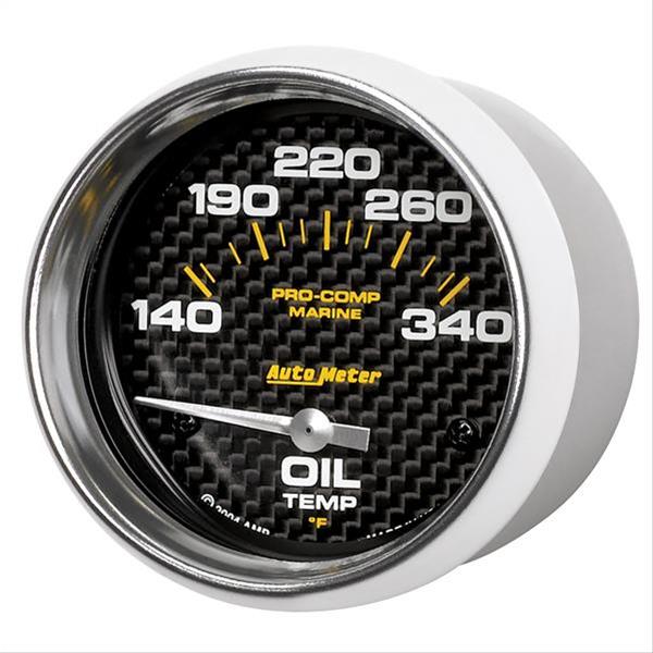 Auto Meter Marine 200765-40 AutoMeter Pro-Comp Marine Carbon Fiber ...