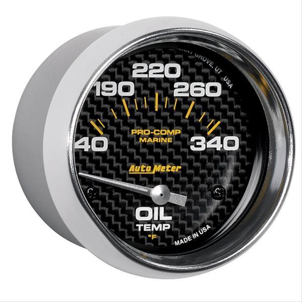 Auto Meter Marine 200765-40 AutoMeter Pro-Comp Marine Carbon Fiber ...