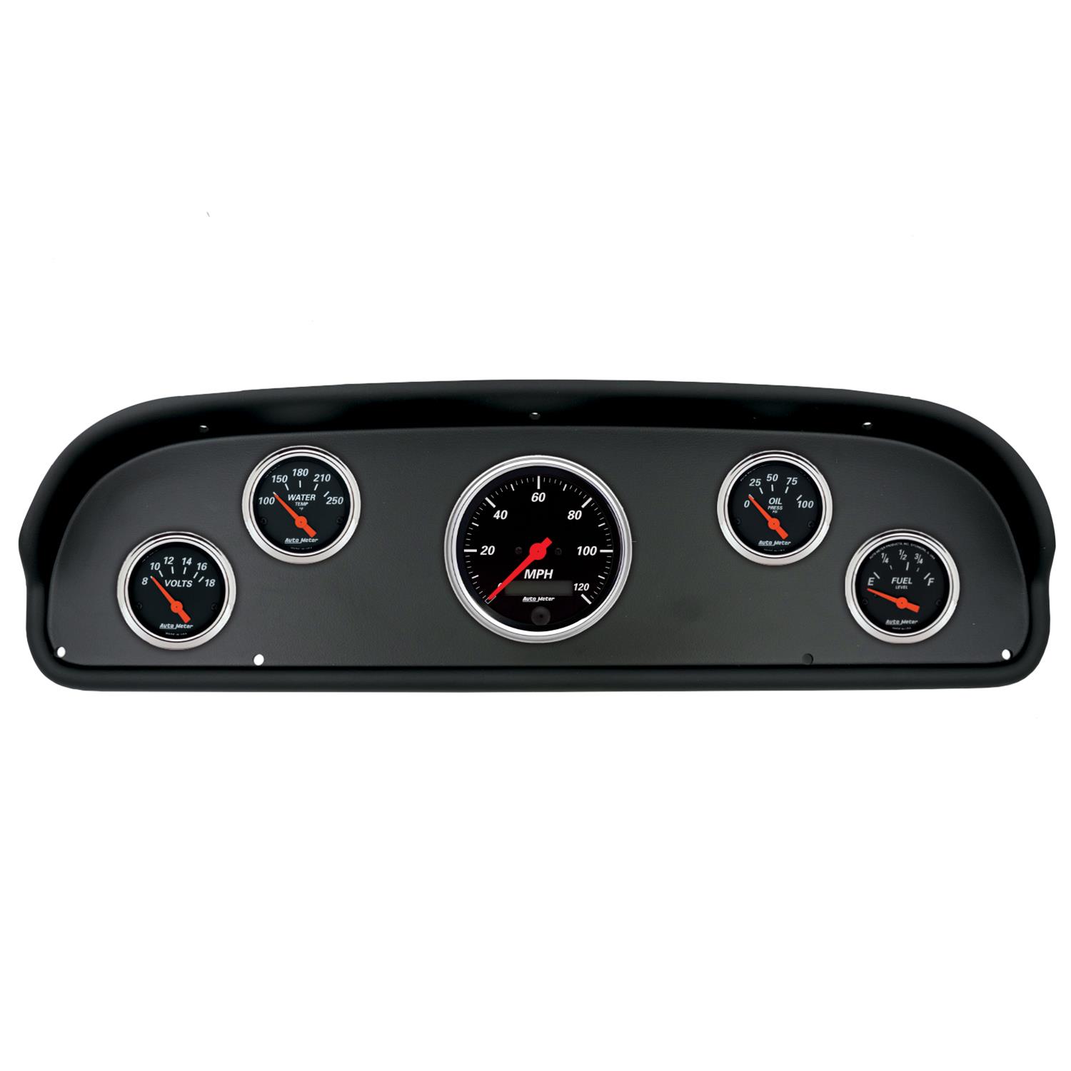 AutoMeter 2100-06 AutoMeter Designer Black Instrument Clusters | Summit ...