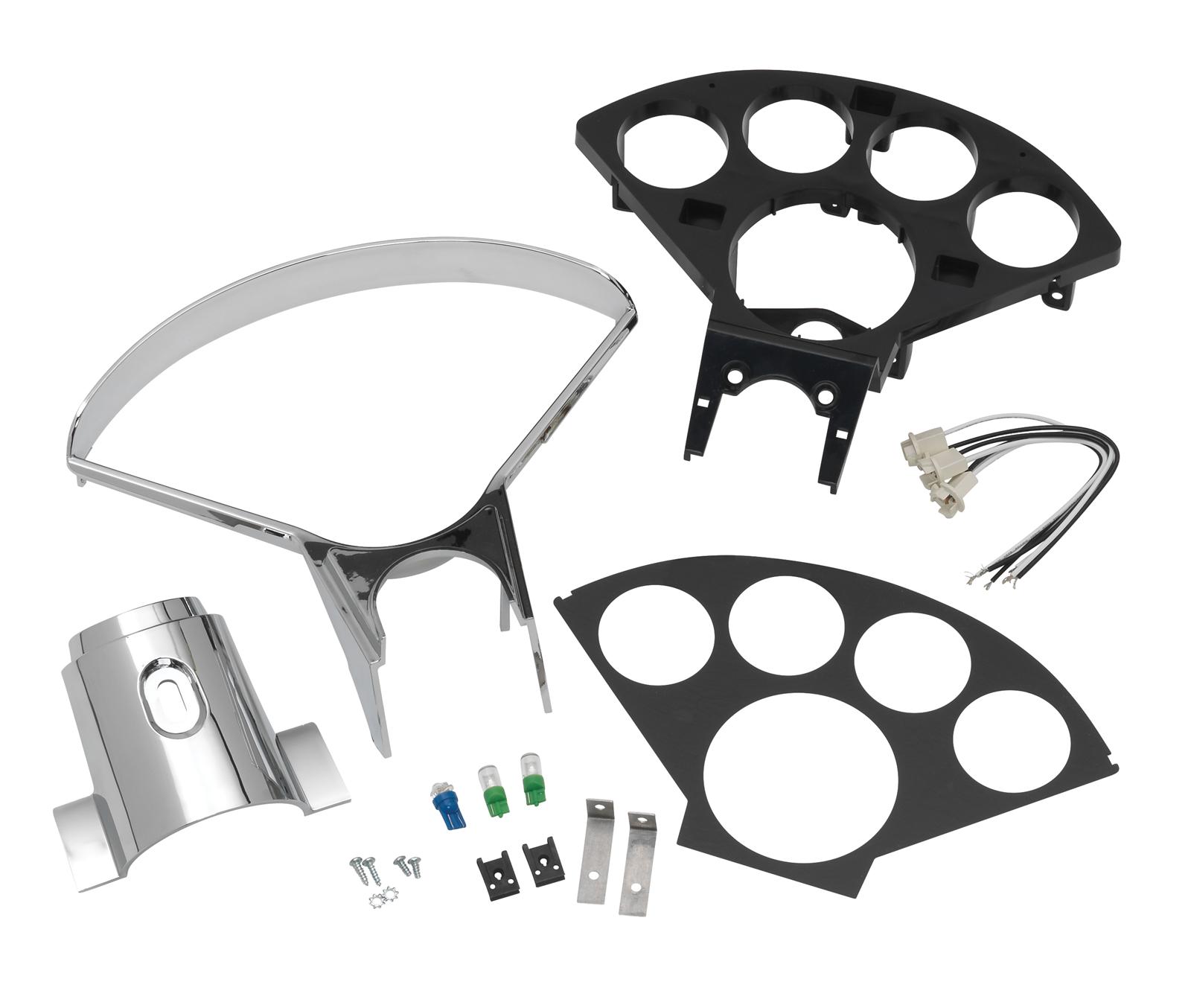 AutoMeter 2207 AutoMeter Tri-5 Direct Fit Gauge Mounting Panels ...