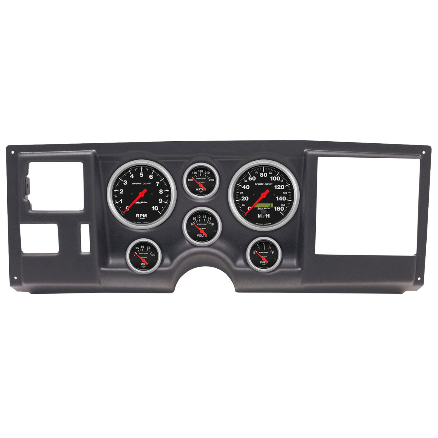 AutoMeter 2925-11 AutoMeter Sport-Comp Instrument Clusters | Summit Racing