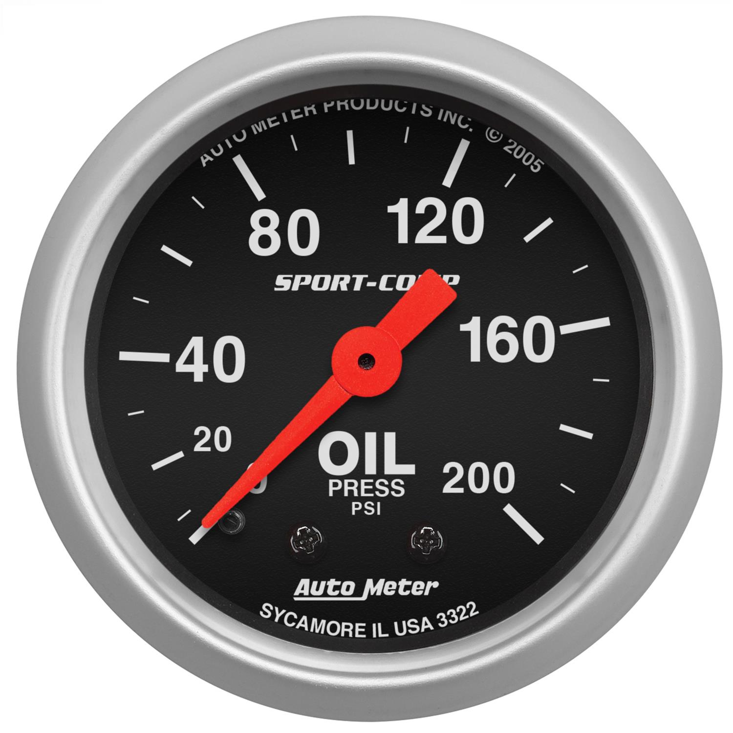 AutoMeter 3322 AutoMeter Sport-Comp Analog Gauges | Summit Racing