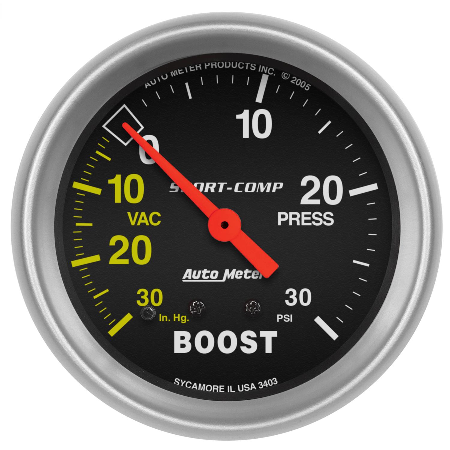 AutoMeter 3403 AutoMeter Sport-Comp Analog Gauges | Summit Racing