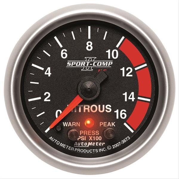 AutoMeter 3673 AutoMeter Sport-Comp II Pro-Control Analog Gauges ...