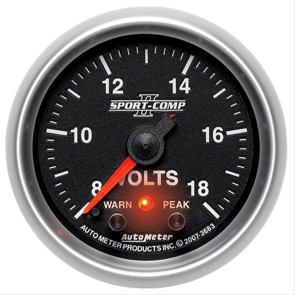 AutoMeter 3683 AutoMeter Sport-Comp II Pro-Control Analog Gauges ...