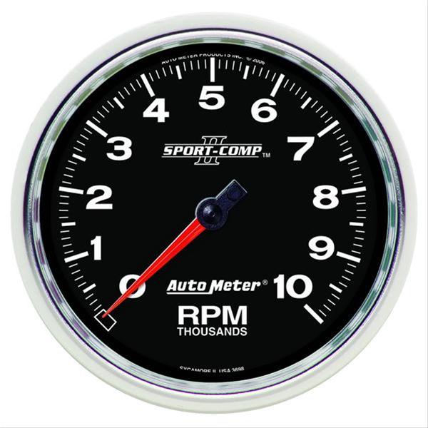 AutoMeter 3698 AutoMeter Sport-Comp II Tachometers | Summit Racing