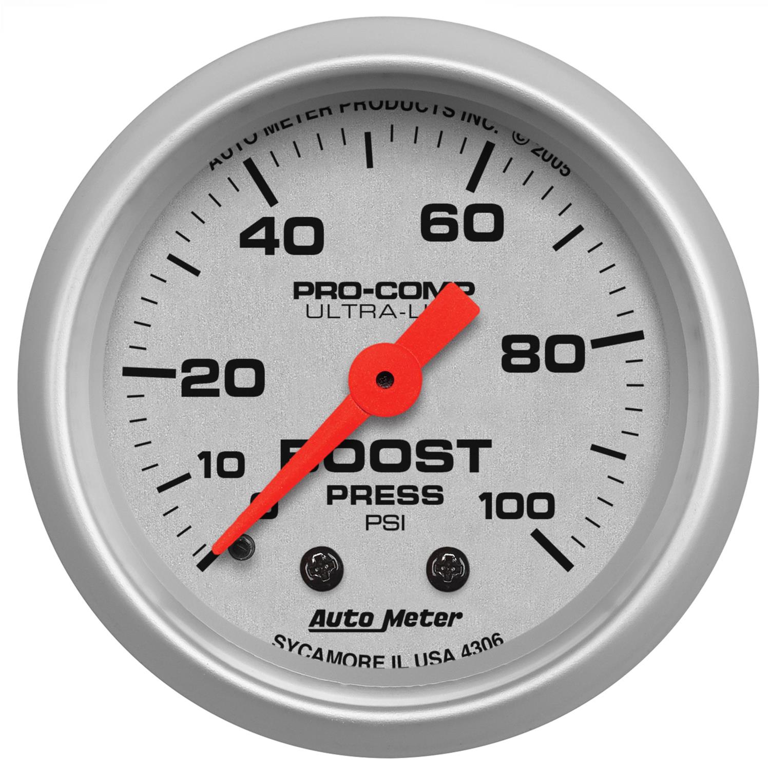 AutoMeter 4306 AutoMeter Ultra-Lite Analog Gauges | Summit Racing