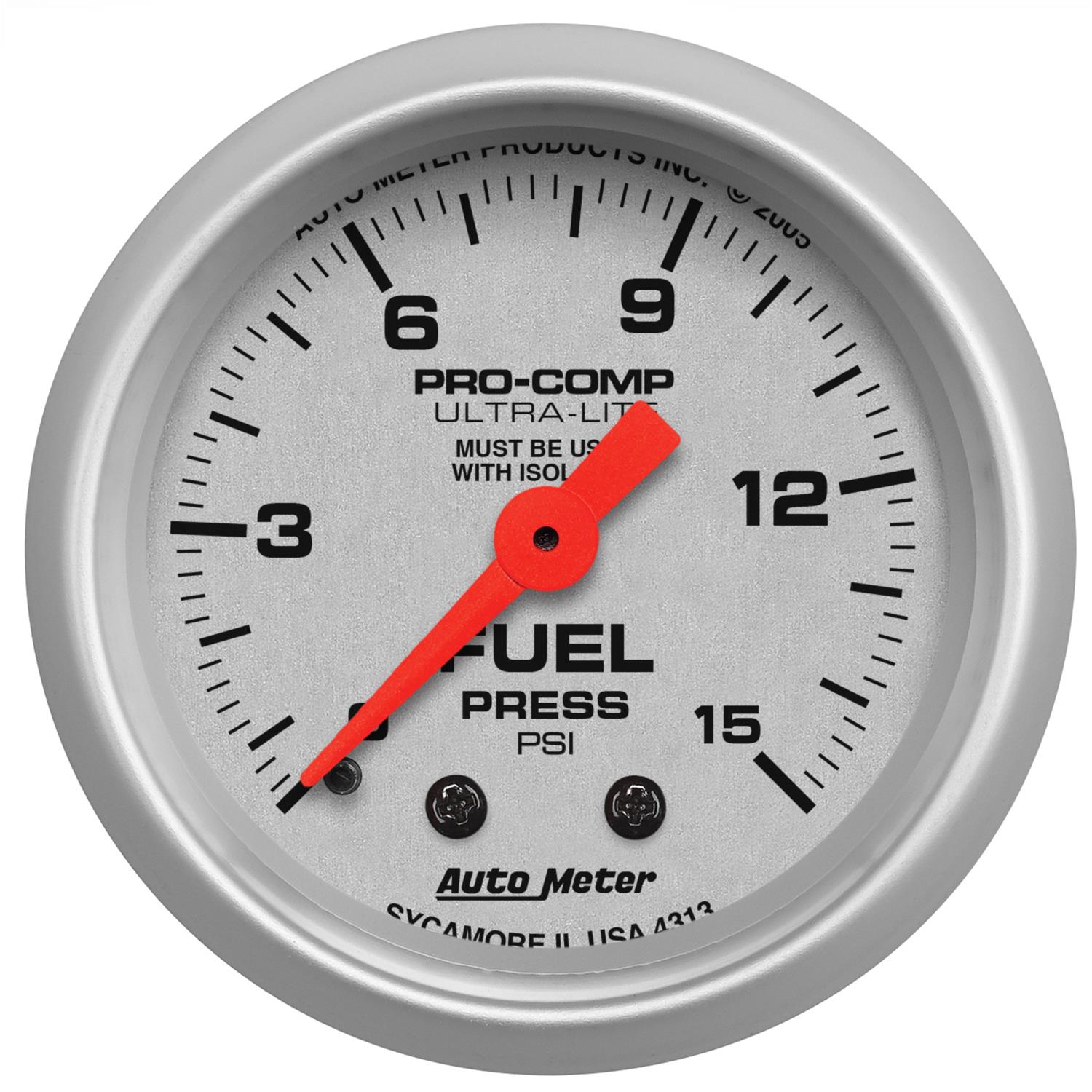 AutoMeter 4313 AutoMeter Ultra-Lite Analog Gauges | Summit Racing