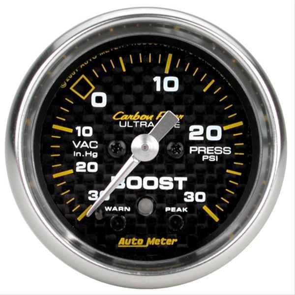 AutoMeter 4777 AutoMeter Carbon Fiber Ultra-Lite Analog Gauges | Summit ...