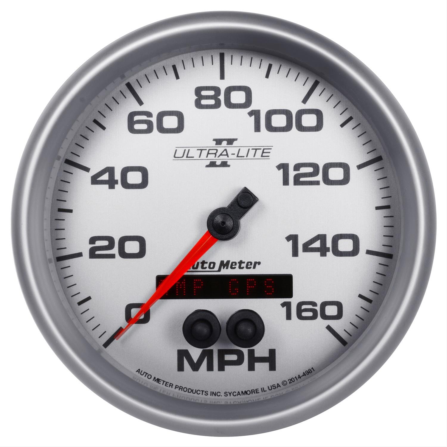 AutoMeter 4981 AutoMeter Ultra-Lite II Speedometers | Summit Racing