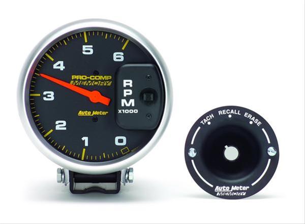 AutoMeter 6806 AutoMeter Pro-Comp Memory Tachometers | Summit Racing