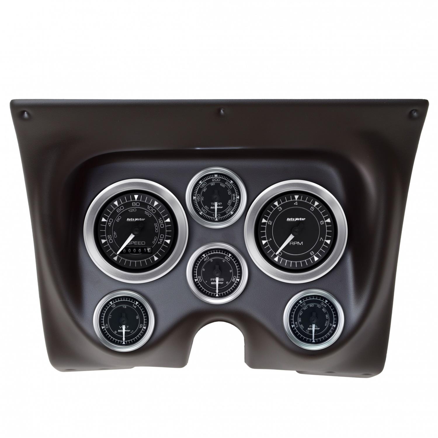 AutoMeter 7020-CH AutoMeter Chrono Series Dash Kits | Summit Racing