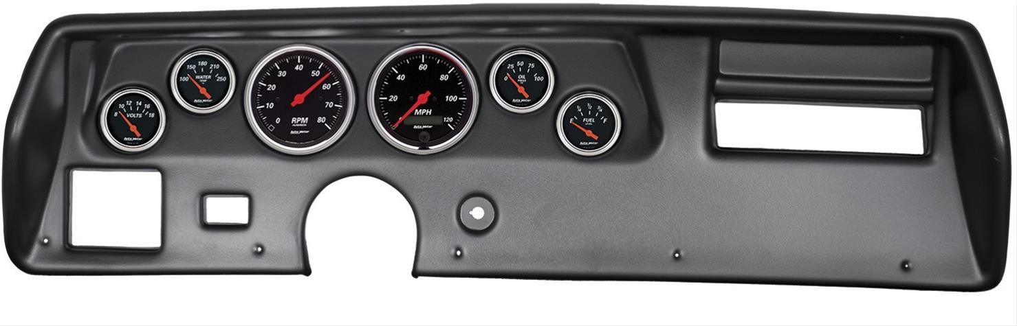 AutoMeter 7025-DB AutoMeter Designer Black Instrument Clusters | Summit ...