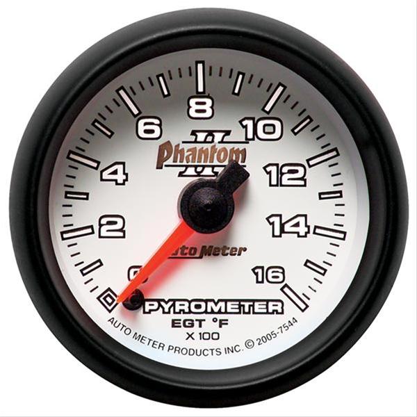 AutoMeter 7544 AutoMeter Phantom II Analog Gauges | Summit Racing