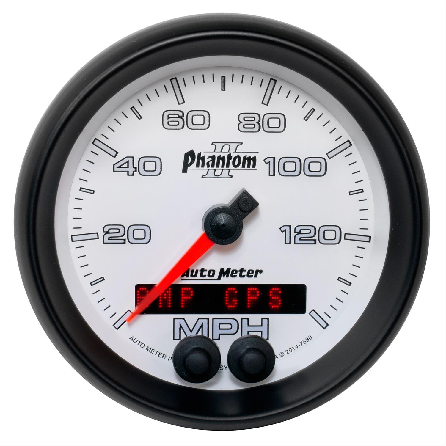 AutoMeter 7580 AutoMeter Phantom II Speedometers | Summit Racing