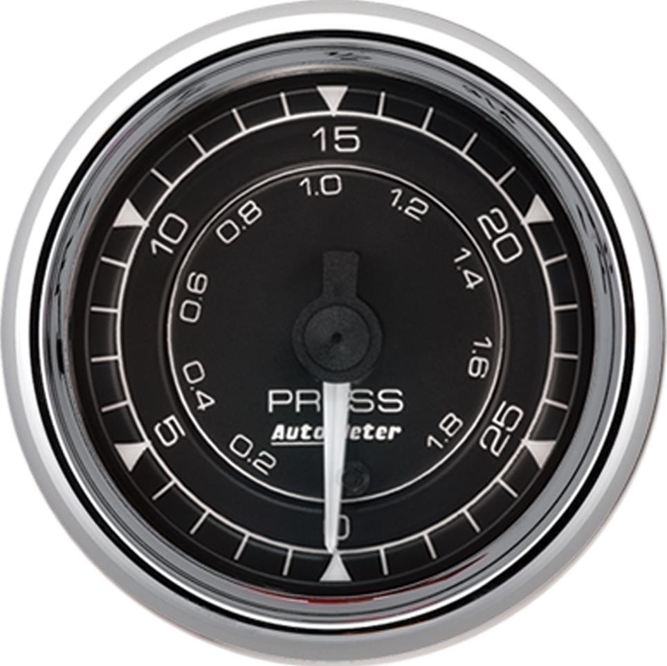 AutoMeter 9764 AutoMeter Chrono Chrome Series Analog Gauges | Summit Racing