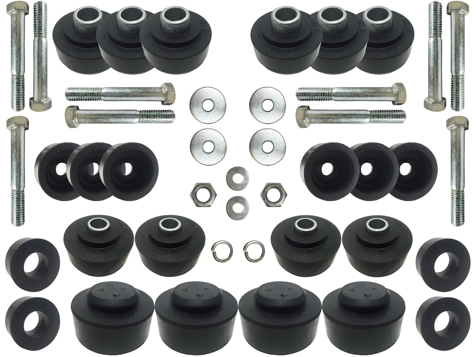 Auto Pro USA, INC BM1008KIT Auto Pro USA Body Mount Kits with Hardware ...