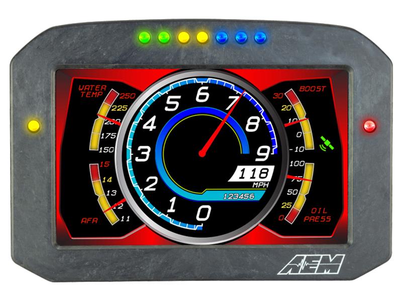 AEM Electronics 30-5700F AEM Electronics CD-7 Digital Racing Dash ...
