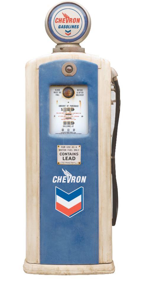 Summit Gifts 40262 Chevron Gas Pump Sign | Summit Racing