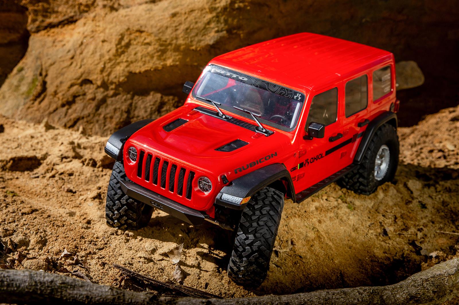 Axial Adventure AXI03003T2 Axial SCX10 III Jeep Wrangler Rubicon JLU 1:10 Scale RC Trucks ...