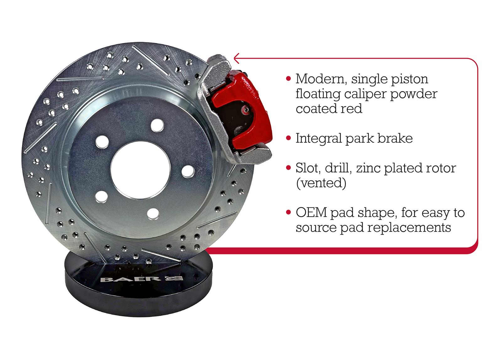 Baer Disc Brake Systems 4302565R Baer Brakes Classic Disc Brake Kits ...