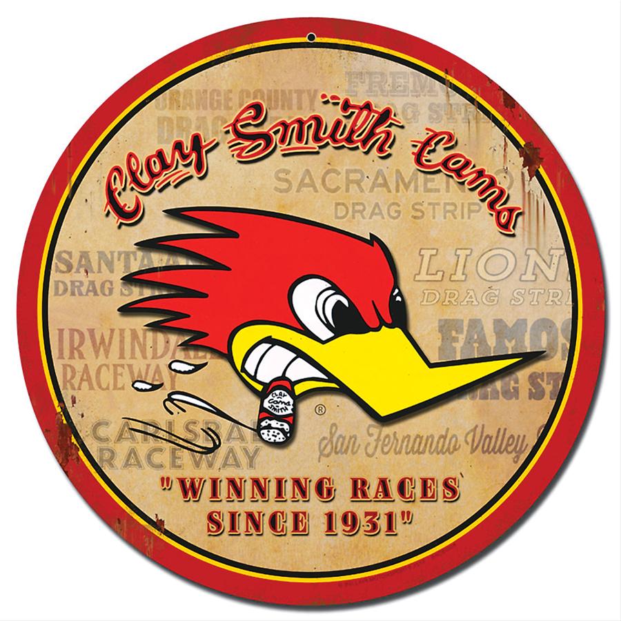Clay Smith Engineering A717 Mr. Horsepower Since 1931 Round Metal Sign ...