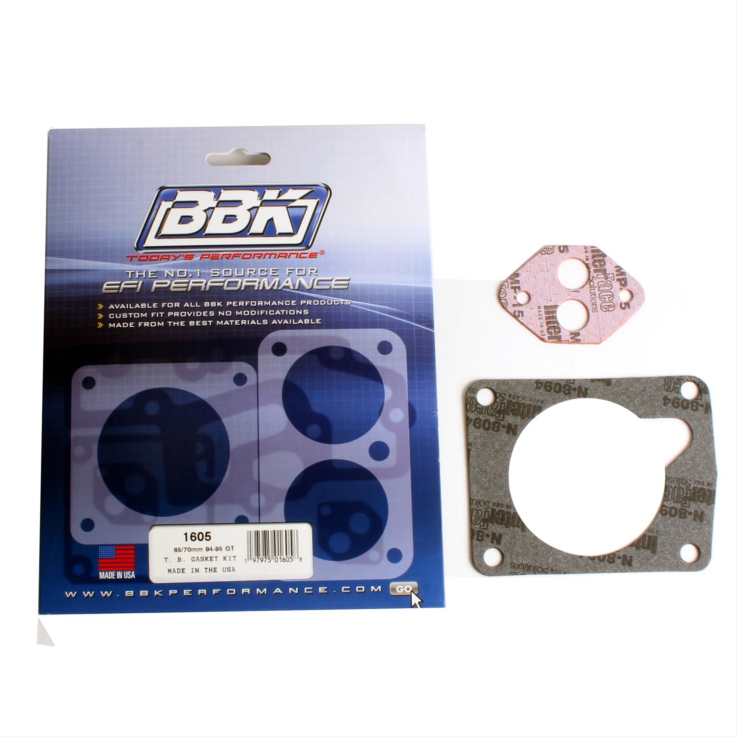 BBK Performance 1605 BBK Throttle Body Gasket Sets | Summit Racing