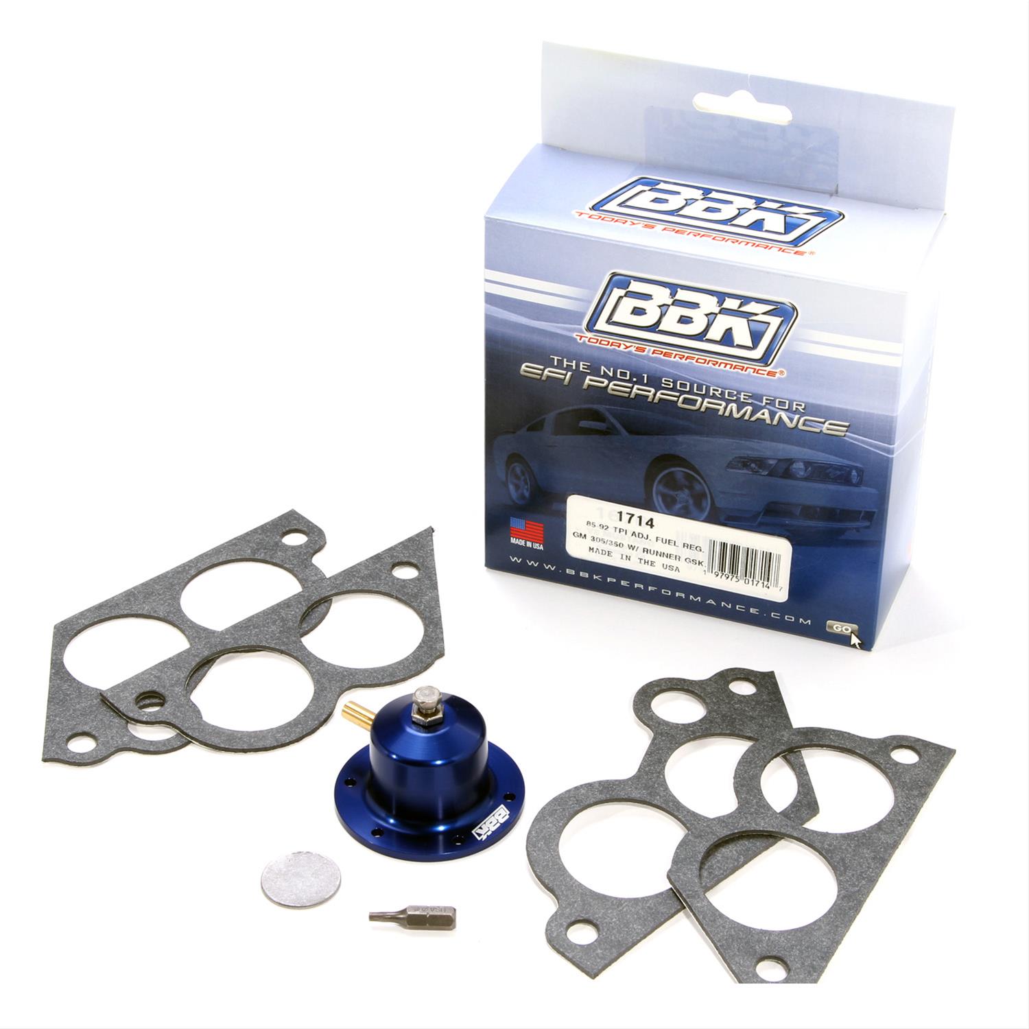 BBK Performance 1714 BBK GM Tuned-Port Billet Aluminum Adjustable Fuel ...