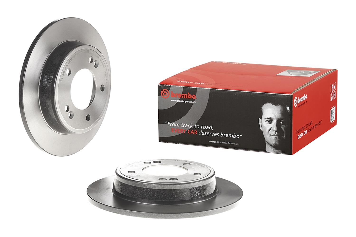 Brembo 08.C172.21 Brembo Premium UV Coated Brake Rotors | Summit Racing