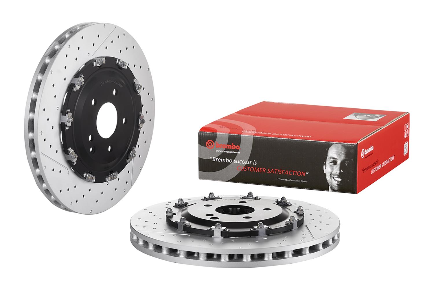 Brembo 09.9547.33 Brembo Premium UV Coated Brake Rotors | Summit Racing