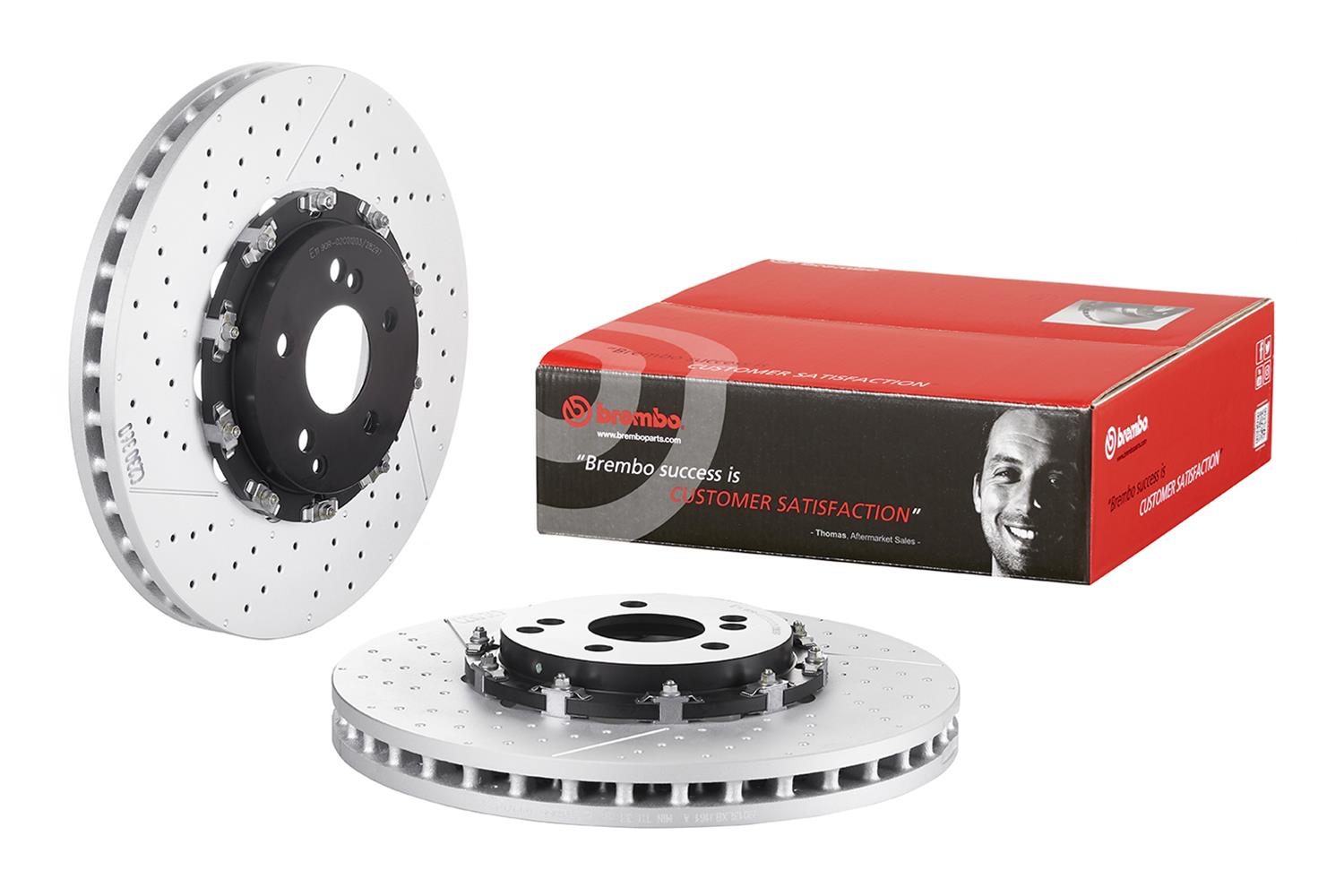 Brembo 09.9764.23 Brembo Prime UV Coated Brake Rotors | Summit Racing